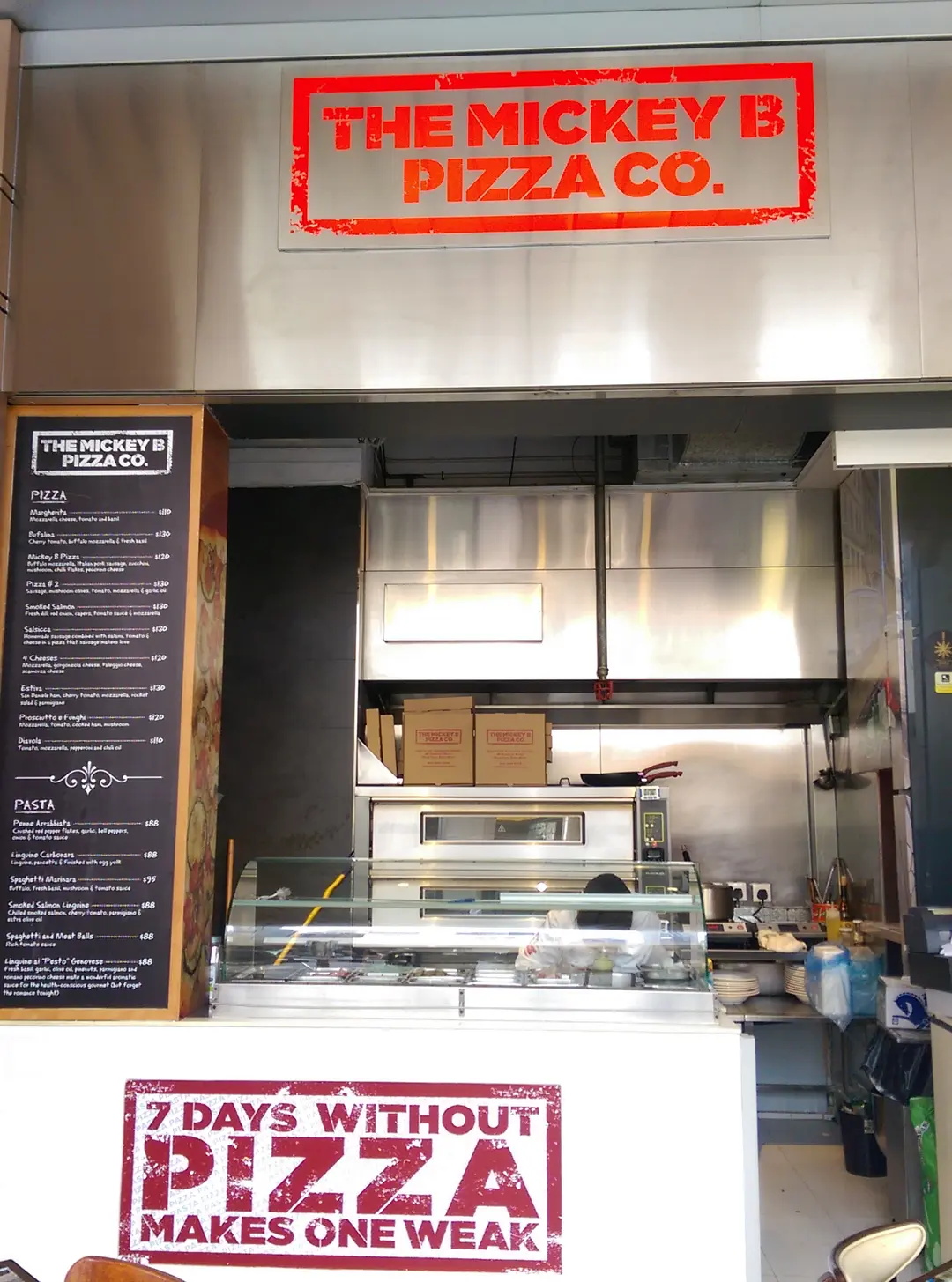 The Mickey B Pizza Co.'s Photo - Italian Pizza in Wan Chai Causeway ...